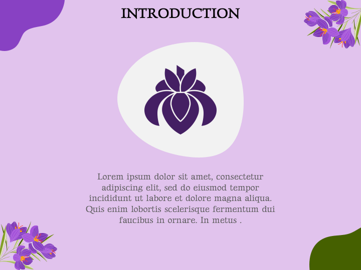 Free - Iris Day PowerPoint Template and Google Slides Theme