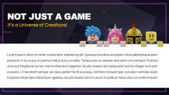 Free - Roblox Theme for PowerPoint and Google Slides - PPT Slides
