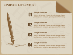 English Literature Presentation Theme - Free Download | PowerPoint ...
