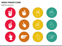 Index Finger Icons for PowerPoint and Google Slides - PPT Slides