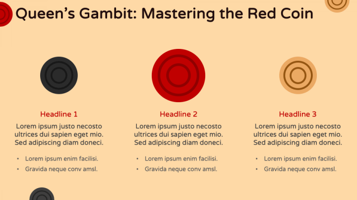 Carrom Board Background Theme for PowerPoint and Google Slides - PPT Slides