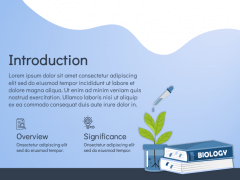Biology Thesis Presentation for PowerPoint and Google Slides - PPT Slides