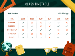 Free - School Calendar PowerPoint Template and Google Slides Theme