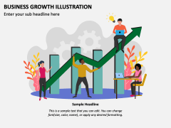 Business Growth Illustration for PowerPoint and Google Slides - PPT Slides