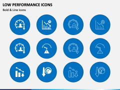 Low Performance Icons for PowerPoint and Google Slides - PPT Slides