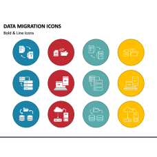Data Migration Timeline PowerPoint Template and Google Slides Theme