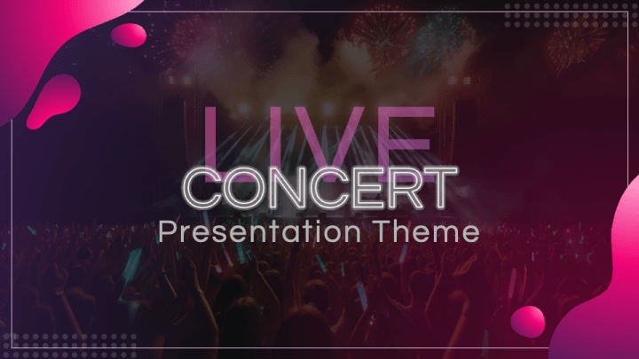 Free - Live Concert Theme for PowerPoint and Google Slides - PPT Slides