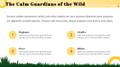 Free - Wild Animals Presentation for PowerPoint and Google Slides - PPT ...