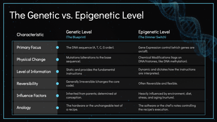 Epigenetics PowerPoint and Google Slides Template - PPT Slides