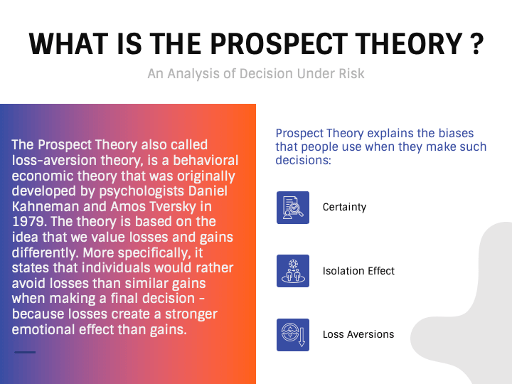 Prospect Theory PowerPoint and Google Slides Template - PPT Slides