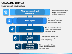 Cascading Choices PowerPoint and Google Slides Template - PPT Slides