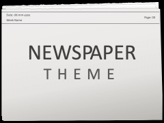 Newspaper Presentation Theme for PowerPoint and Google Slides - PPT Slides