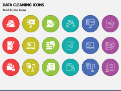 Data Cleaning Icons for PowerPoint and Google Slides - PPT Slides