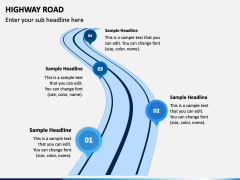 Highway Road PowerPoint and Google Slides Template - PPT Slides