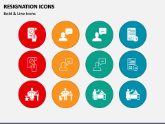 Resignation Icons for PowerPoint and Google Slides - PPT Slides