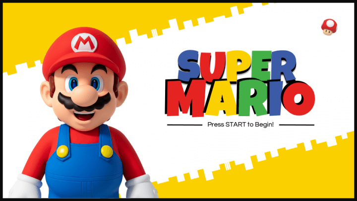 Free - Super Mario Theme for PowerPoint and Google Slides - PPT Slides