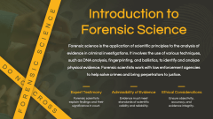 Forensic Science PowerPoint and Google Slides Template - PPT Slides