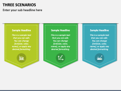 Three Scenarios PowerPoint Presentation Slides - PPT Template