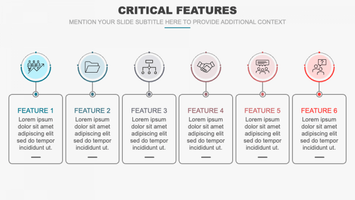 Critical Features PowerPoint and Google Slides Template - PPT Slides