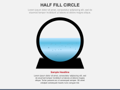 Half Fill Circle for PowerPoint and Google Slides - PPT Slides