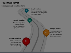 Highway Road PowerPoint and Google Slides Template - PPT Slides