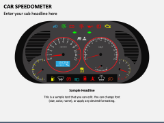 Car Speedometer for PowerPoint and Google Slides - PPT Slides