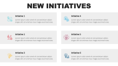 New Initiatives PowerPoint and Google Slides Template - PPT Slides