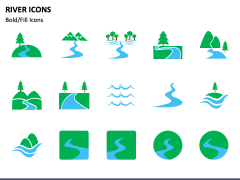 River Icons for PowerPoint and Google Slides - PPT Slides