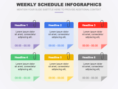 Weekly Schedule Infographics for PowerPoint and Google Slides - PPT Slides