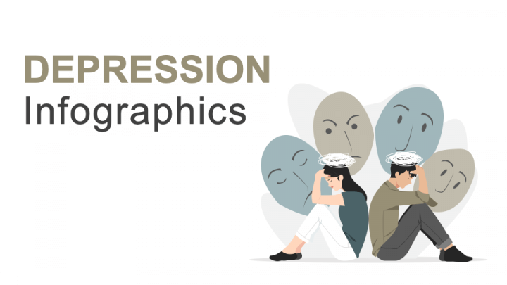 Depression Infographics for PowerPoint and Google Slides - PPT Slides