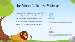 Free - The Lion and The Mouse Theme for PowerPoint and Google Slides ...