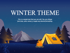 Free Winter Presentation Theme for PowerPoint and Google Slides