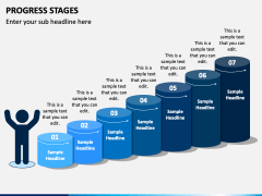 Progress Stages PowerPoint and Google Slides Template - PPT Slides