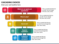 Cascading Choices PowerPoint and Google Slides Template - PPT Slides