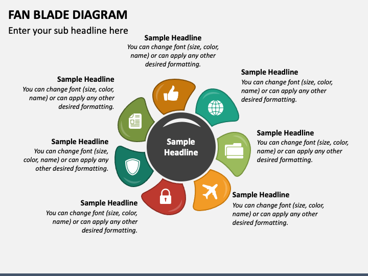 Fan Blade Diagram for PowerPoint and Google Slides - PPT Slides