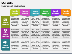 6x3 Table for PowerPoint and Google Slides - PPT Slides