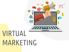 Virtual Marketing PowerPoint and Google Slides Template - PPT Slides