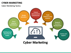 Cyber Marketing PowerPoint and Google Slides Template - PPT Slides