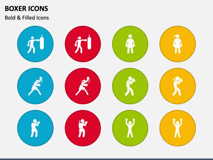 Boxer Icons for PowerPoint and Google Slides - PPT Slides