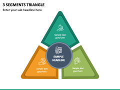 Free 3 Segments Triangle for PowerPoint and Google Slides