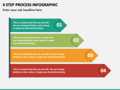 4 Step Process Infographic PowerPoint Presentation Slides - PPT Template