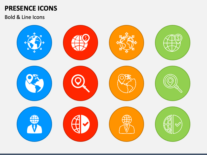 Presence Icons for PowerPoint and Google Slides - PPT Slides