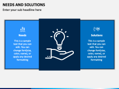 Needs and Solutions PowerPoint and Google Slides Template - PPT Slides