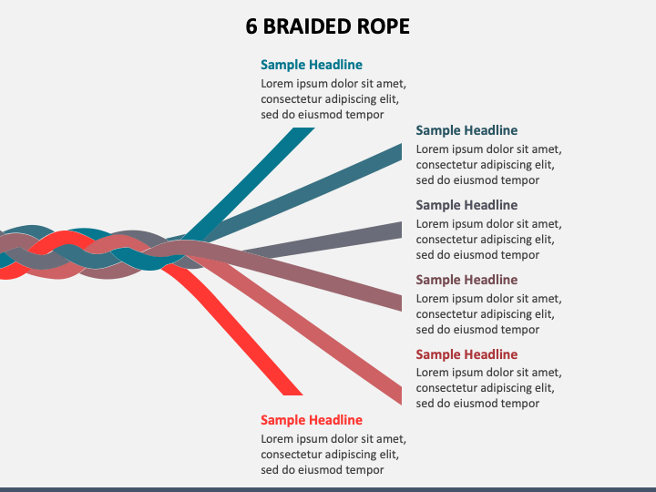 6 Braided Rope for PowerPoint and Google Slides - PPT Slides