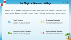 Free - Summer Holidays Presentation Theme for PowerPoint and Google Slides