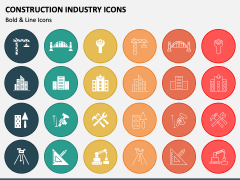 Construction Industry Icons for PowerPoint and Google Slides - PPT Slides