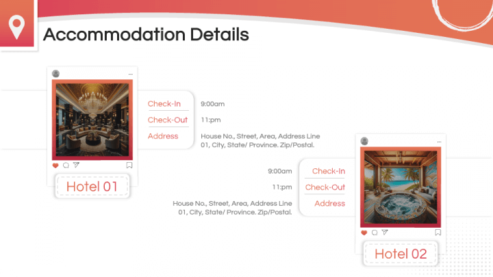 Free - Travel Itinerary PowerPoint and Google Slides Template - PPT Slides