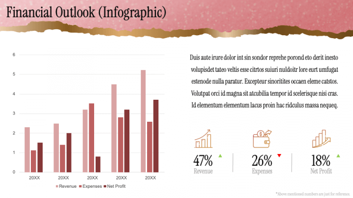 Rose Gold Background Theme for PowerPoint and Google Slides - PPT Slides