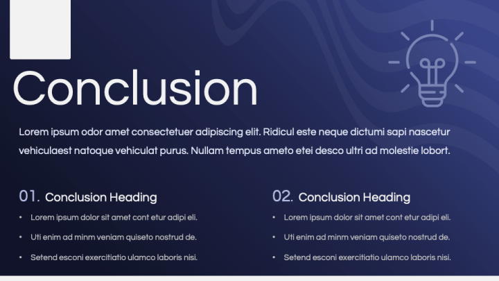 Simple Business Overview PowerPoint and Google Slides Template - PPT Slides