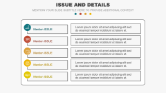 Issue and Details PowerPoint and Google Slides Template - PPT Slides